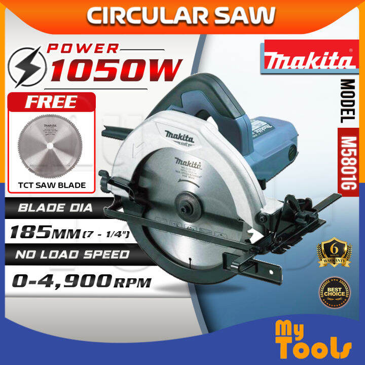 Makita MT M5801G / 5806B 1050W 7-1/4" (185mm) Circular Saw Original ...