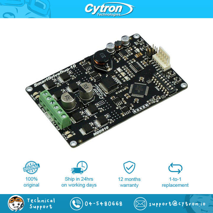 Cytron Smartdrive Dc Motor Driver 2 Channels Perfect For Combat Robot ...