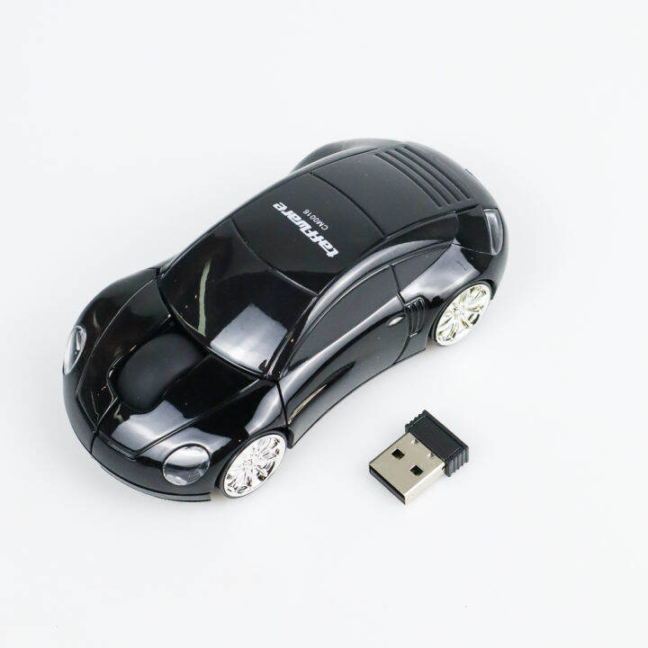Mouse Wireless Model Mobil bahan plastik ukuran 11.3 x 5.4 x 3.7 cm 800 ...