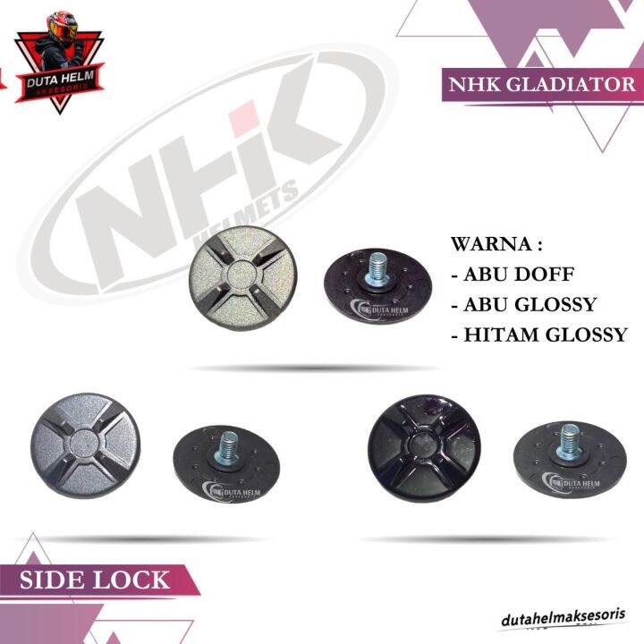 Baud Side Lock Kaca Visor Helm NHK Gladiator Aviator Reventor Original ...