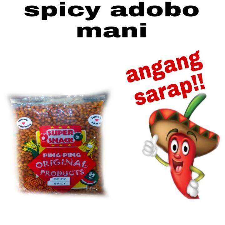 hot and spicy Adobong mani ( adobo crispy peanut ) 500grams. available ...