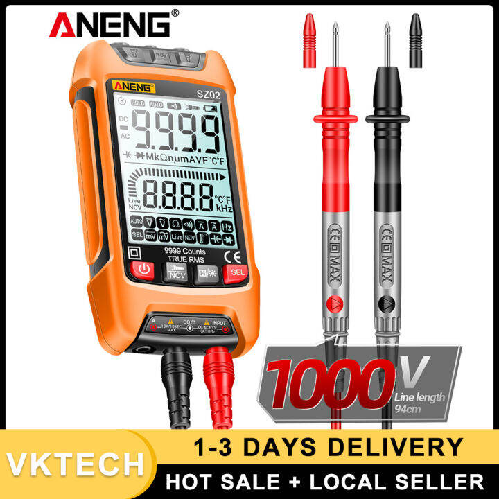Fast Delivery 9999 Counts Handheld Digital Multimeter Auto Range True ...