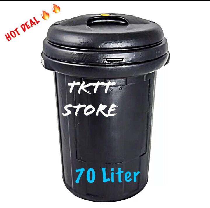 BELIMURAH 70 Liter Heavy Duty Fiber Dustbin/ Unbreakable Bin/ Long Last Bin/ Outdoor Bin ...