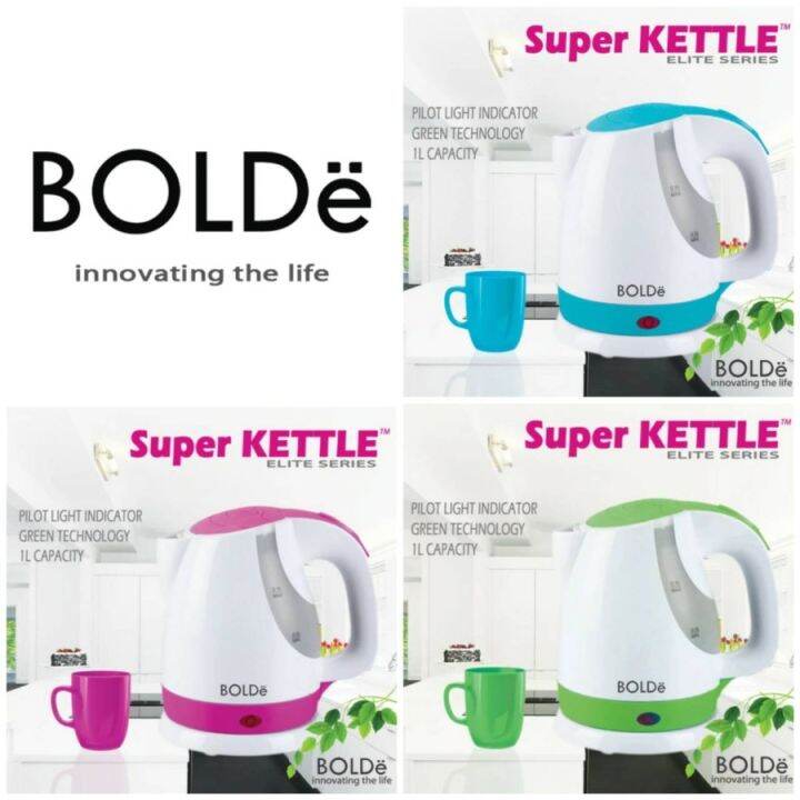 Teko Listrik Bolde Super Kettle Elite Series Pemanas Ketel Kapasitas 1 ...
