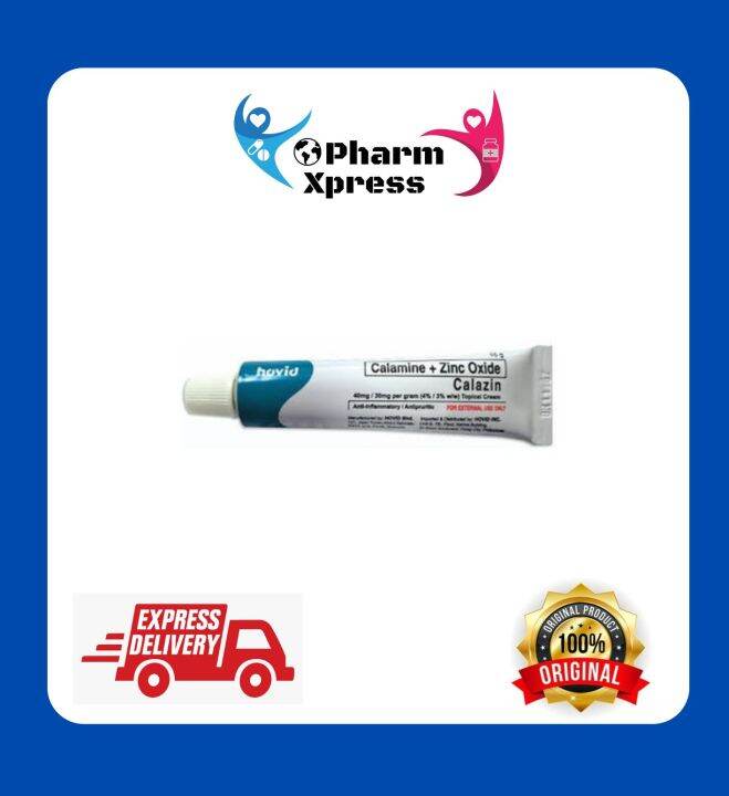 Hovid Calazin Cream 15g calamine 4% and zinc oxide 3% | Lazada