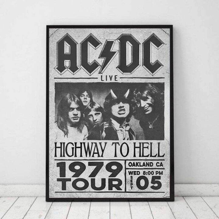 ACDC band wall poster A3 size high quality | Lazada PH