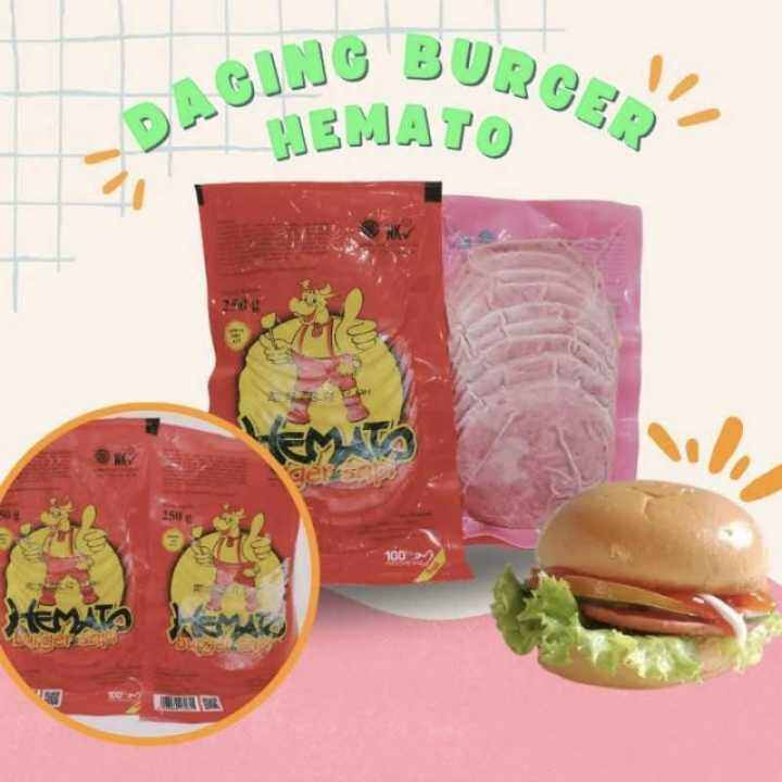 Hemato Burger Sapi Isi 10 Pcs | Lazada Indonesia