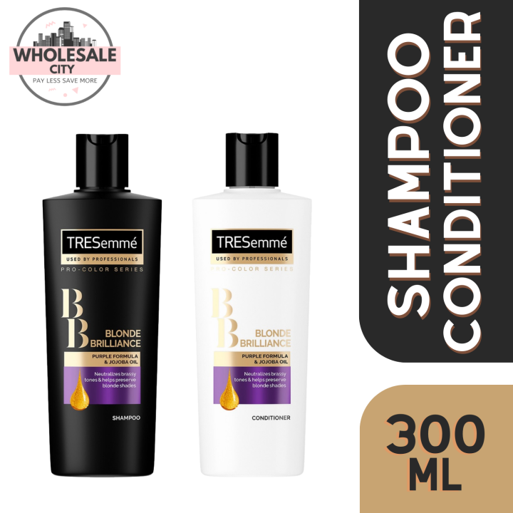 TRESemme PRO-COLOR SERIES BLOND BRILLIANCE Shampoo & Conditioner 300ml ...