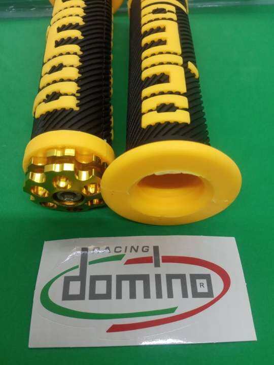 DOMINO COLOR YELLOW VERSION 2 HANDLE GRIP/ GAMIT SA MOTOR | Lazada PH