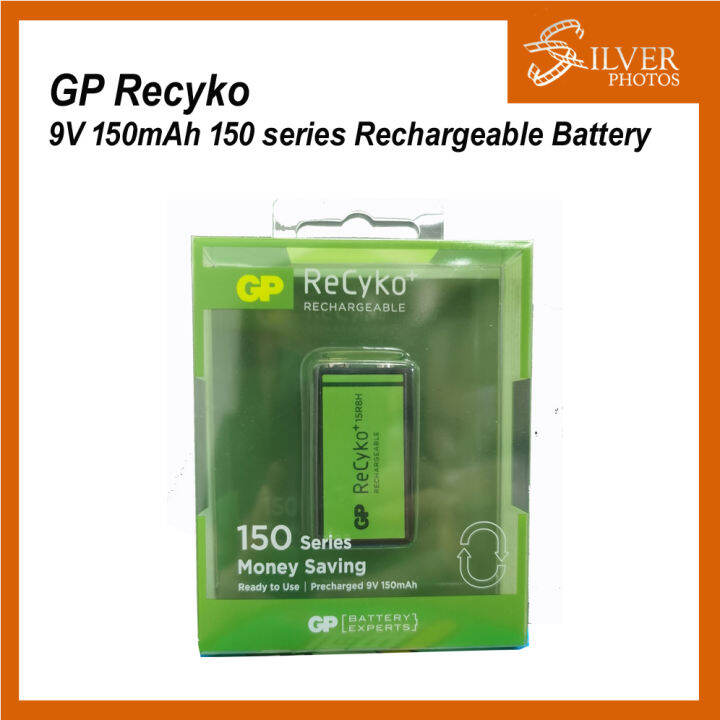 GP ReCyko 9V 150mAh 150 series Rechargeable Battery | Lazada Singapore