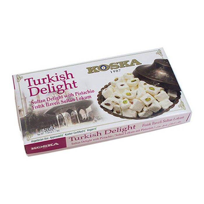 KOSKA Sultan Turkish Delight With Pistachio 500G | Lazada