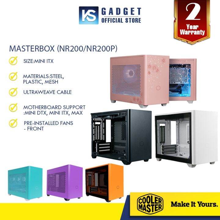[READY STOCK]Cooler Master MASTERBOX (NR200/NR200P) Tempered Glass Mini ...