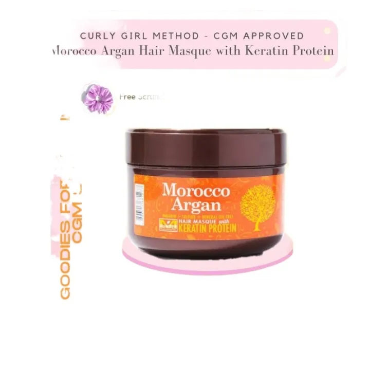 M Approved Morocco Argan Hair Masque with Protein Hair Treatment 200ml ...