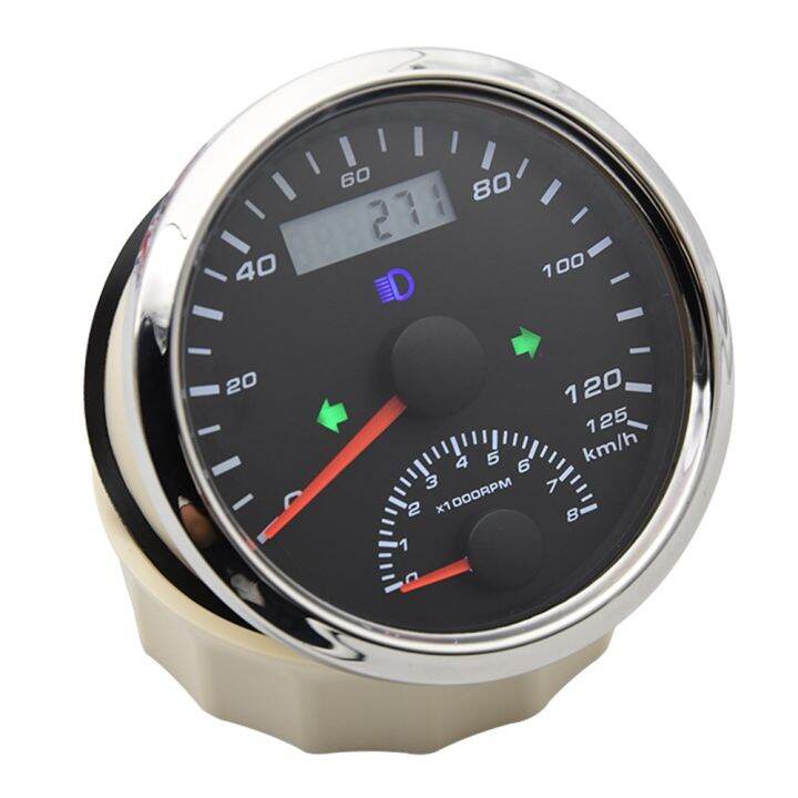 GPS Speedometer 85mm Odometer GPS Antenna 125km/h 200km/h With ...