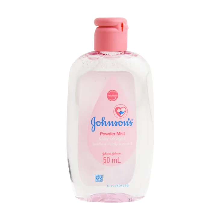 JOHNSON & JOHNSON'S Powder Mist Baby Cologne Gentle and Mild Scent 50ml ...