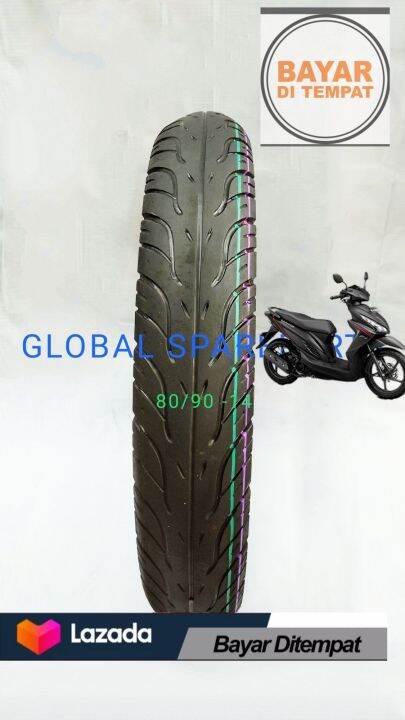 Ban motor FEDERAL VARIO 110 LED 80/90 ring 14 DONAT KARET | Lazada ...