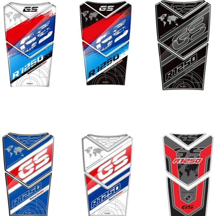 Motorcycle Fuel Tank Protector Pad 3D Resin Sticker For BMW R1250GS ...