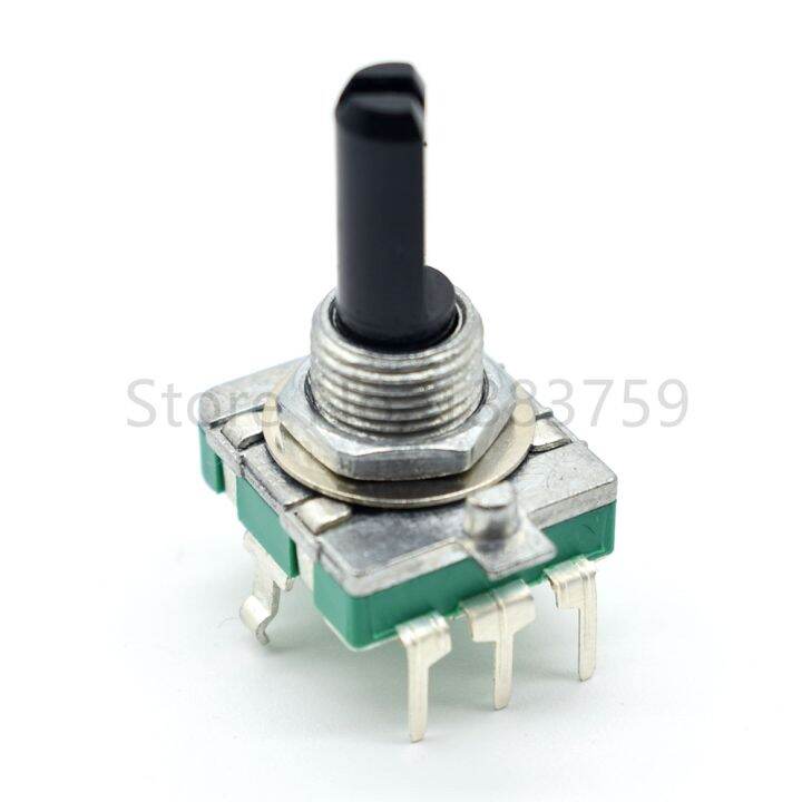 EC16 type 360 degree rotary encoder with push switch digital pulse potentiometer 24 positioning ...