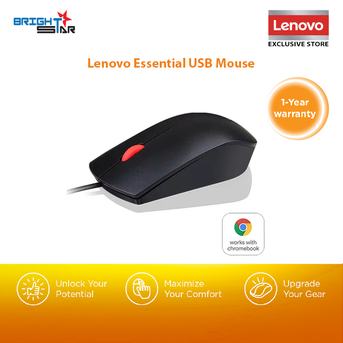 Lenovo Essential USB Mouse | Lazada