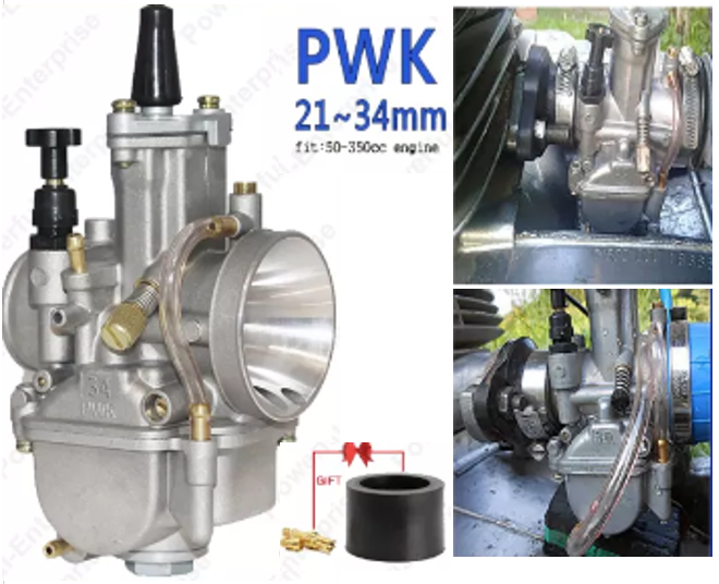 Universal Keihin Koso OKO Power Jet blue PWK carburetor for 28mm 30mm 32mm 34mm 2T 4T Motorcycle ...