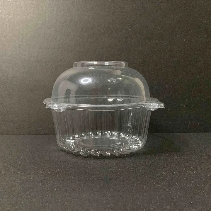 10pcs Single Muffin Container Cupcake Container Clamshell Fits 3oz ...