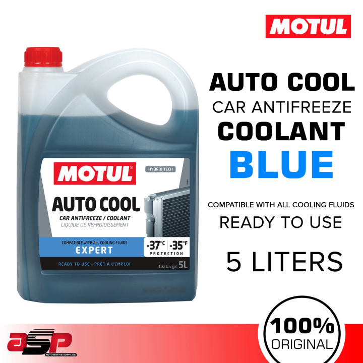 MOTUL COOLANT BLUE AUTO COOL EXPERT -37°C 5 LITERS | Lazada PH