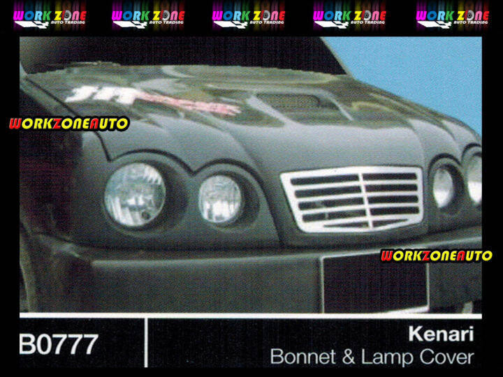 B0777 Perodua Kenari Fiber Front Bonnet & Lamp Cover (Heart Village ...