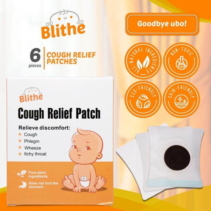 Blithe Herbal Cough Patch 6pcs For Baby Toddler Adult Kids Congestion ...