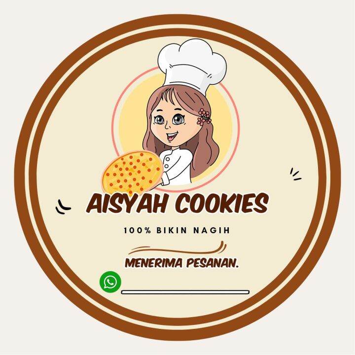 Cetak Sticker Glossy Cromo Desain Lucu ListCoklat - A4 - Cetak Label ...