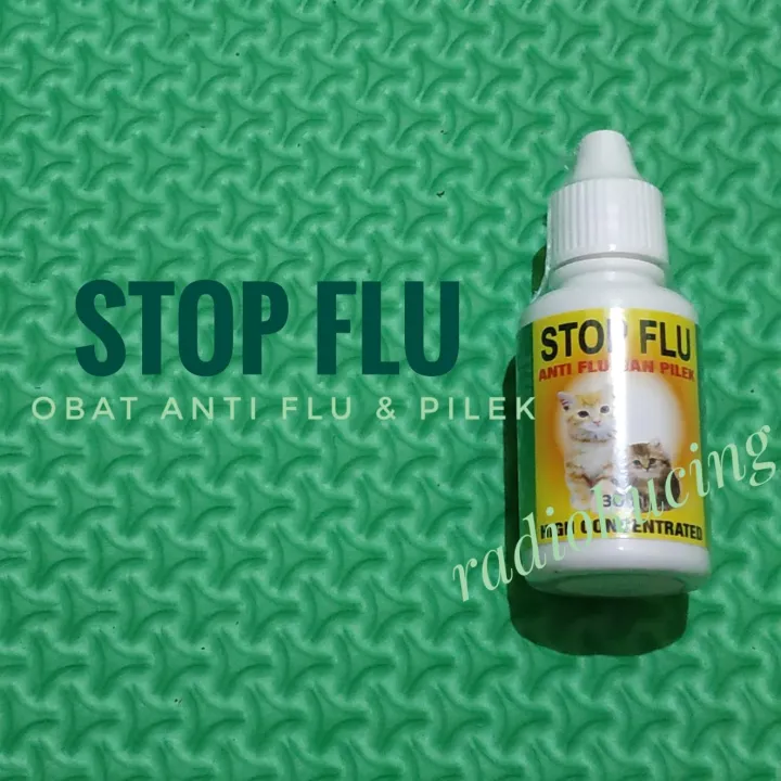 Stop Flu 30 ml Obat Flu Cat Pilek Influenza Pernafasan Kucing [ JUWIES ...