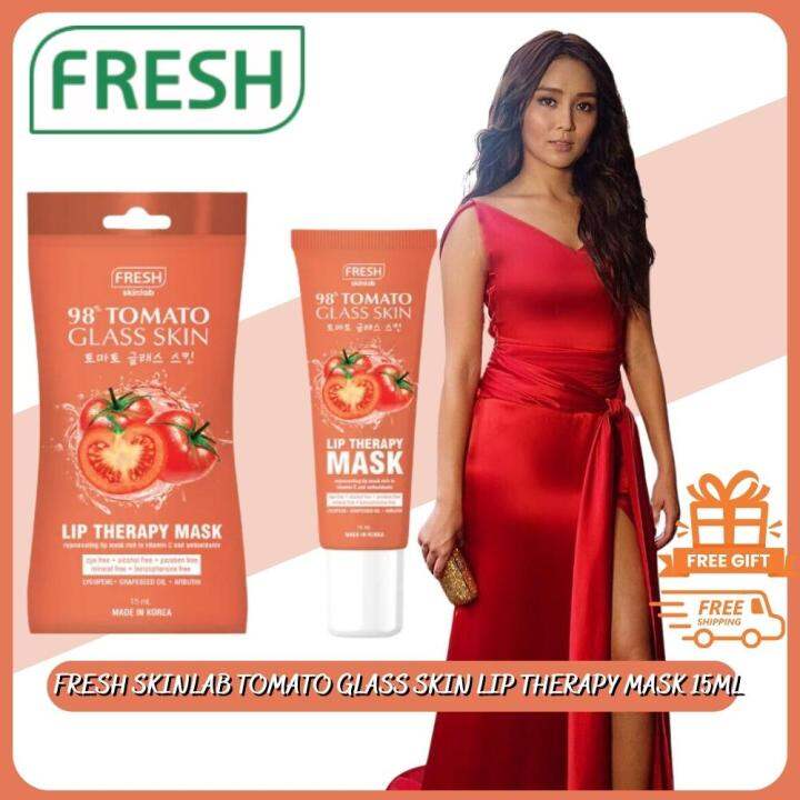 FRESH SKINLAB TOMATO GLASS SKIN LIP THERAPY MASK 15ML ANTIOXIDANTS ...
