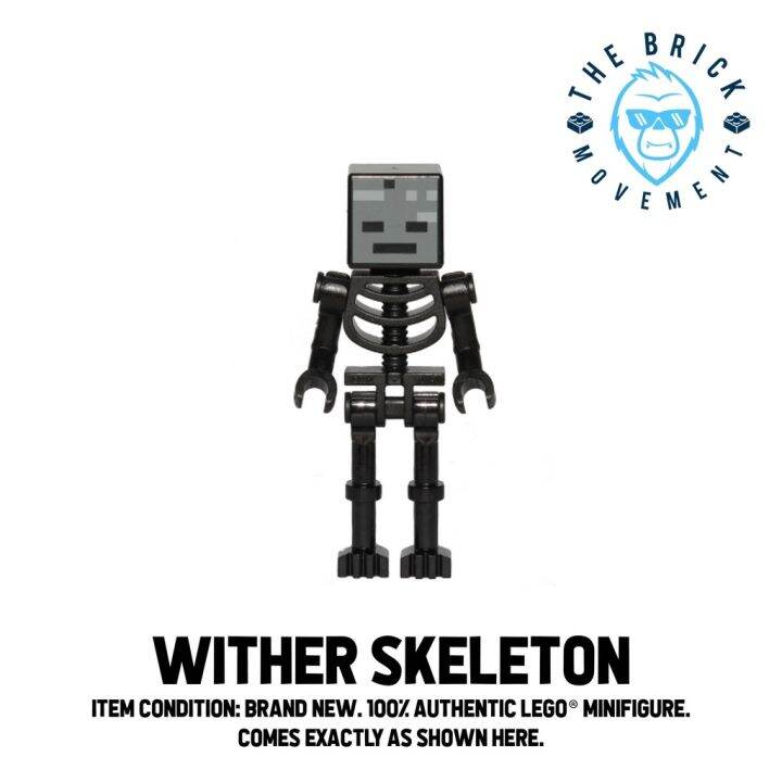 LEGO® MINECRAFT Wither Skeleton Minifigure | Lazada PH