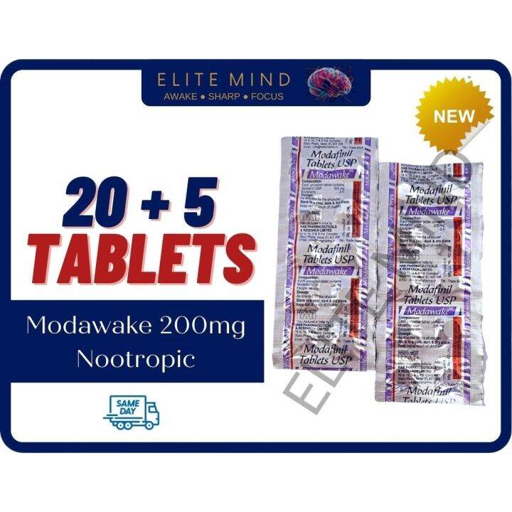 COD (US FDA Approved) MODAWAKE USP Brain focus clarity memory enhancer ...