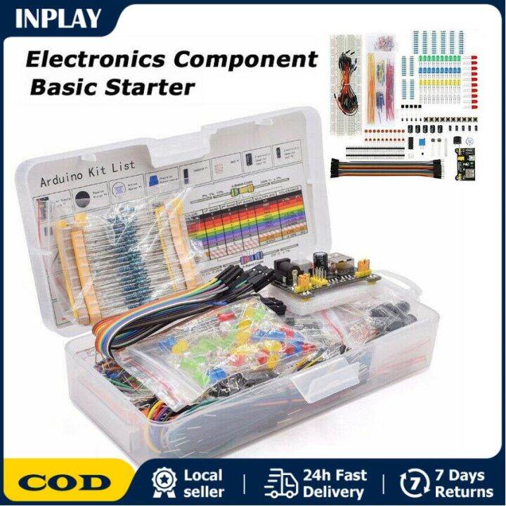 830/400 Breadboard Cable Resistor Electronic Component Starter Kit for ...