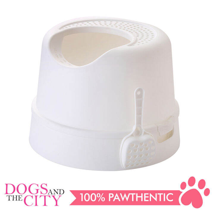 DGZ CAT Circular High Litter Box Modern 35x35x47cm | Lazada PH
