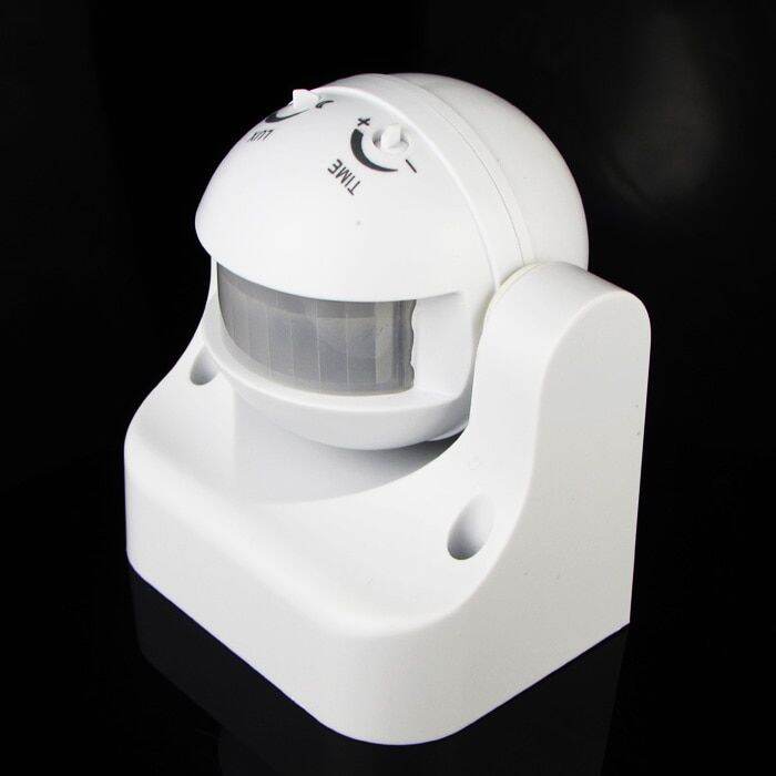 110v-240v Outdoor Ip44 180 Degree 50/60hz Security Pir Motion Movement ...