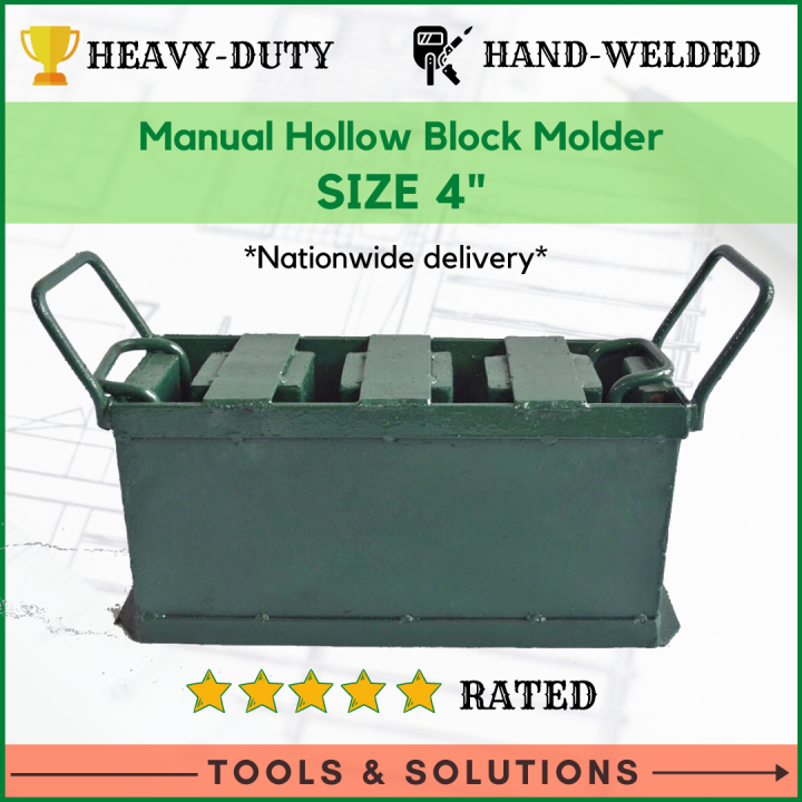 Hollow Block Molder 4" Manual *Heavy Duty* Original | Lazada PH