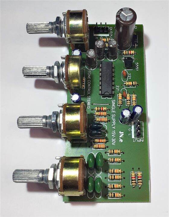 KIT TONE CONTROL BIFET TL074 SINGLE SUPPLY DC 15V-30V | Lazada Indonesia