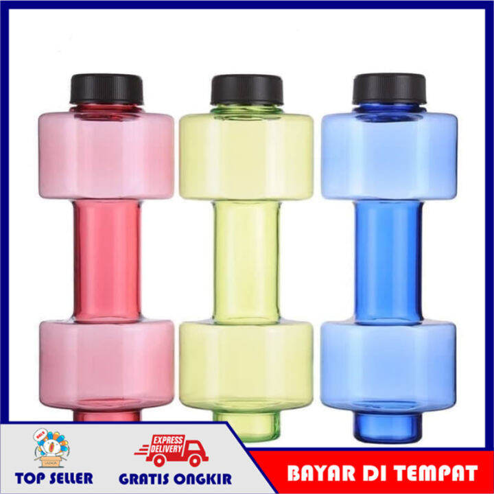 (Bayar di Tempat) Botol Air Barbel Botol Air Minum Unik Botol Air ...