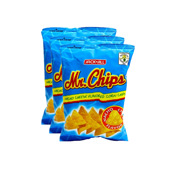 Mr. Chips Nacho Cheese Flavor 100g 3 packs | Lazada PH