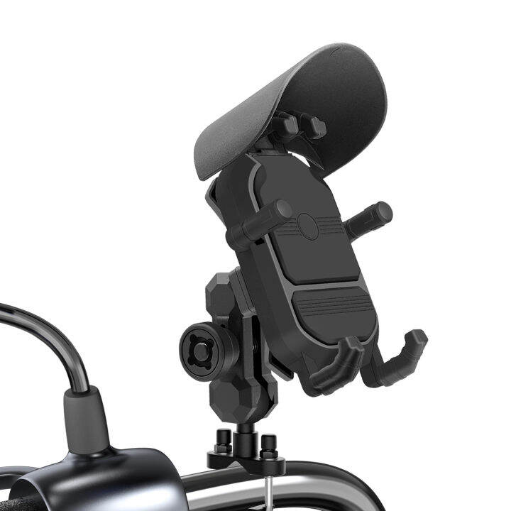 Motorcycle Phone Mount Holder Waterproof Motorcycle Cell Phone Holder ...