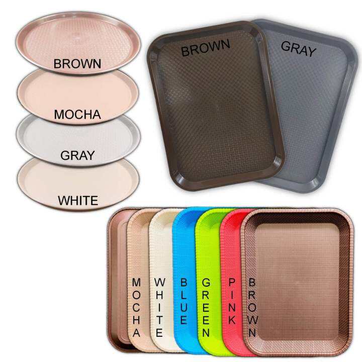 PLASTIC FAST FOOD TRAY (RECTANGULAR & ROUND) MULTI-PURPOSE TRAY ...