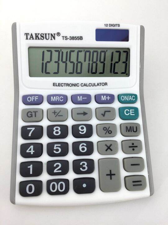 Taksun Calculator 8-digit Electronic With Dual Way Power Original