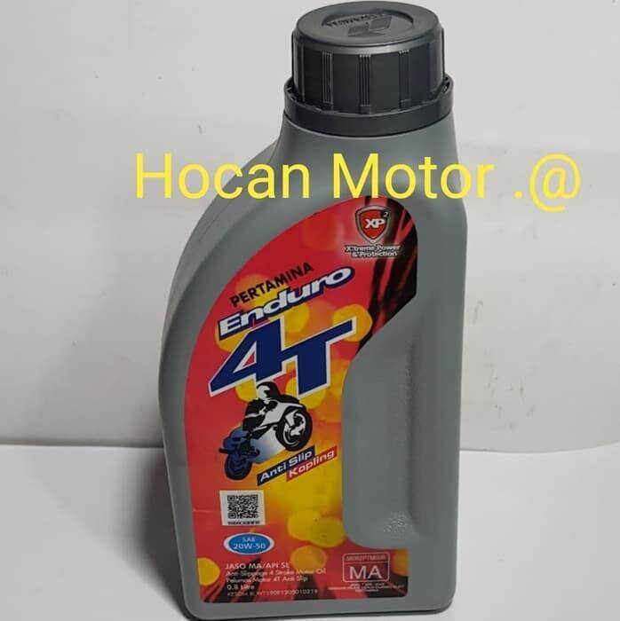 Oil Oli Mesin Pertamina Enduro 4T 800Ml Anti Slip Kopling 20W-50 ...