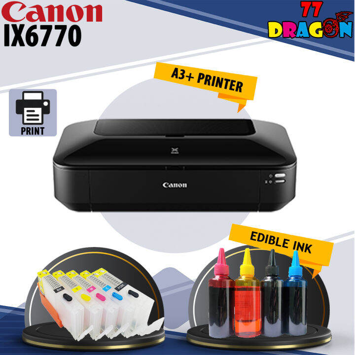 (For Edible Print / Cake Purpose) Canon PIXMA iX6770 - A3+ Single ...