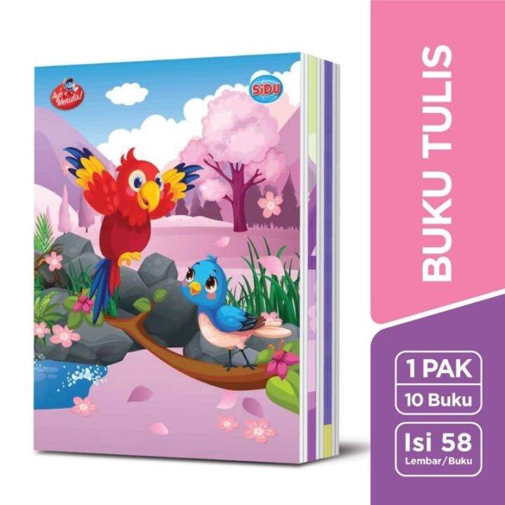 BUKU SIDU GARIS HALUS KOTAK BESAR KECIL 58 38 LEMBAR LATIHAN BELAJAR ...