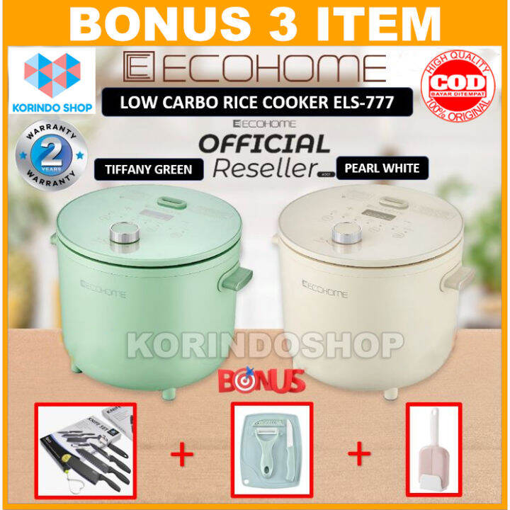 Ecohome Low Carbo Rice Cooker ELS 777 Low Sugar Ricecooker | Lazada Indonesia