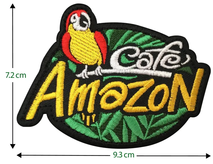 อาร์มปัก Cafe' Amazon แบบกาวรีด | Lazada.co.th