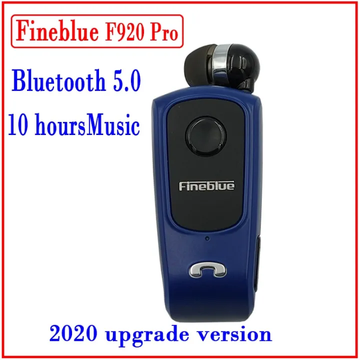 Fineblue F920 Pro Mini Wireless Retractable ชุดหูฟังบลูทูธพกพาโทรแจ้งเตือนการสั่นสะเทือนสวมหูฟัง ...