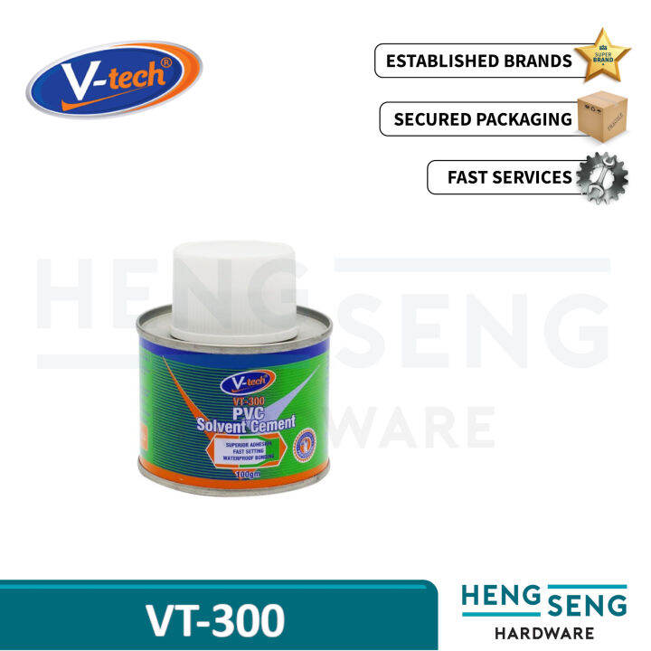 V-TECH VT-300 SOLVENT CEMENT PVC GLUE 100GM VTECH VT300 V TECH VT 300 | Lazada